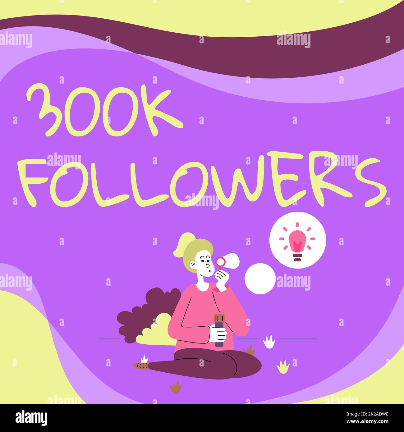 Text caption presenting 300K Followers. Business showcase number of ... Text caption presenting 300K Followers. Business showcase number of ...
