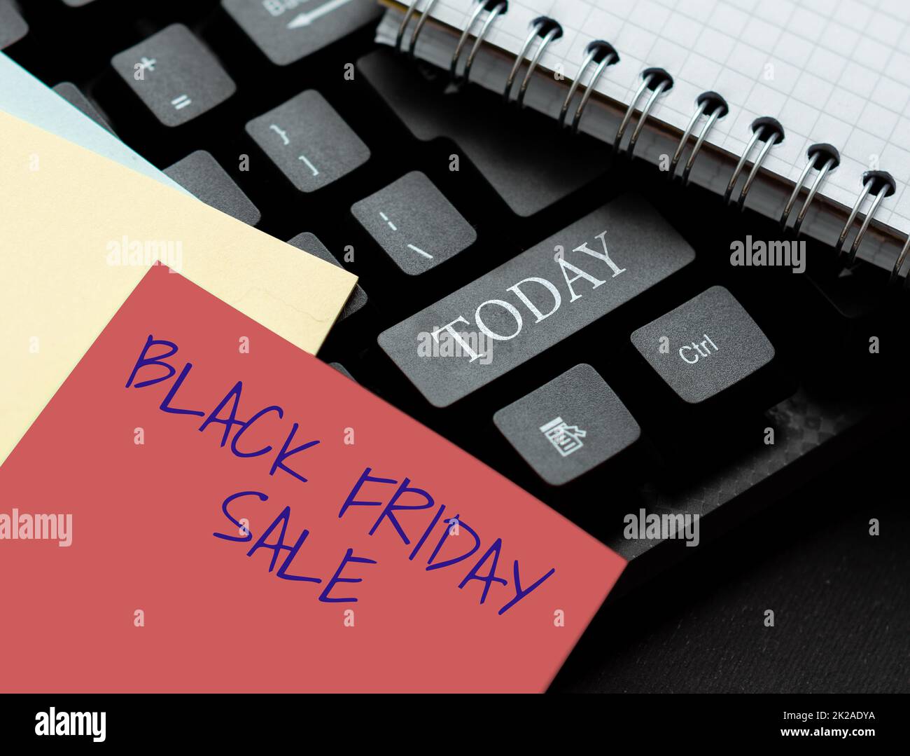 Text caption presenting Black Friday Sale. Business idea Attract the ...
