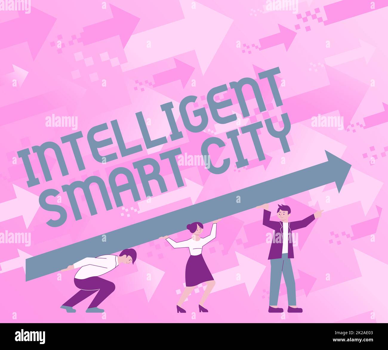 Writing displaying text Intelligent Smart City. Conceptual photo Urban ...