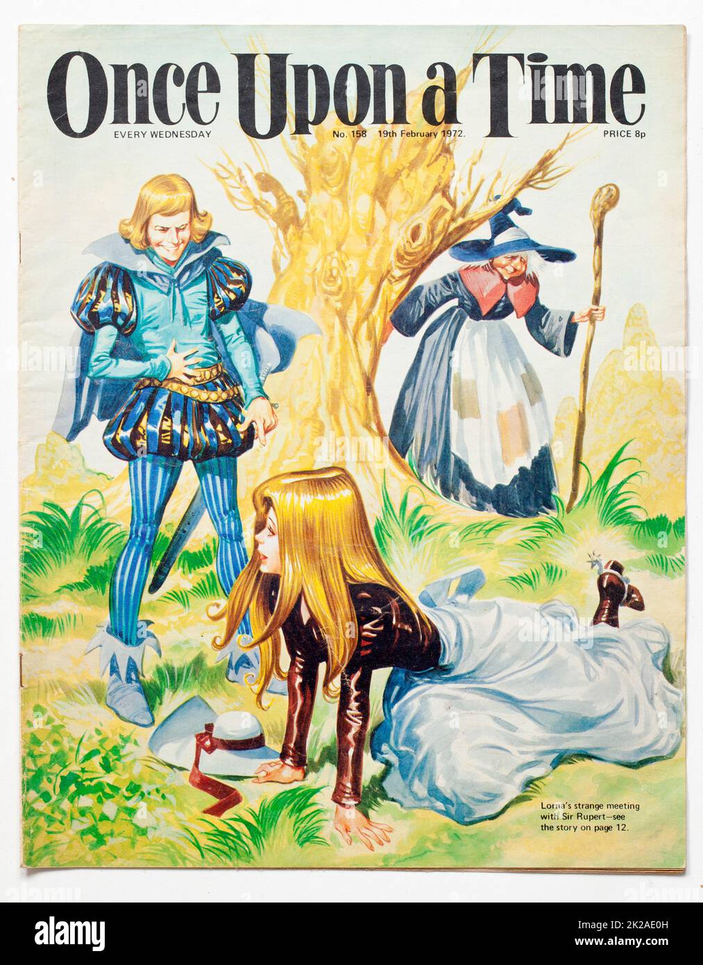 1970s Issue of Once Upon A Time Childrens Magazine Stock Photo - Alamy