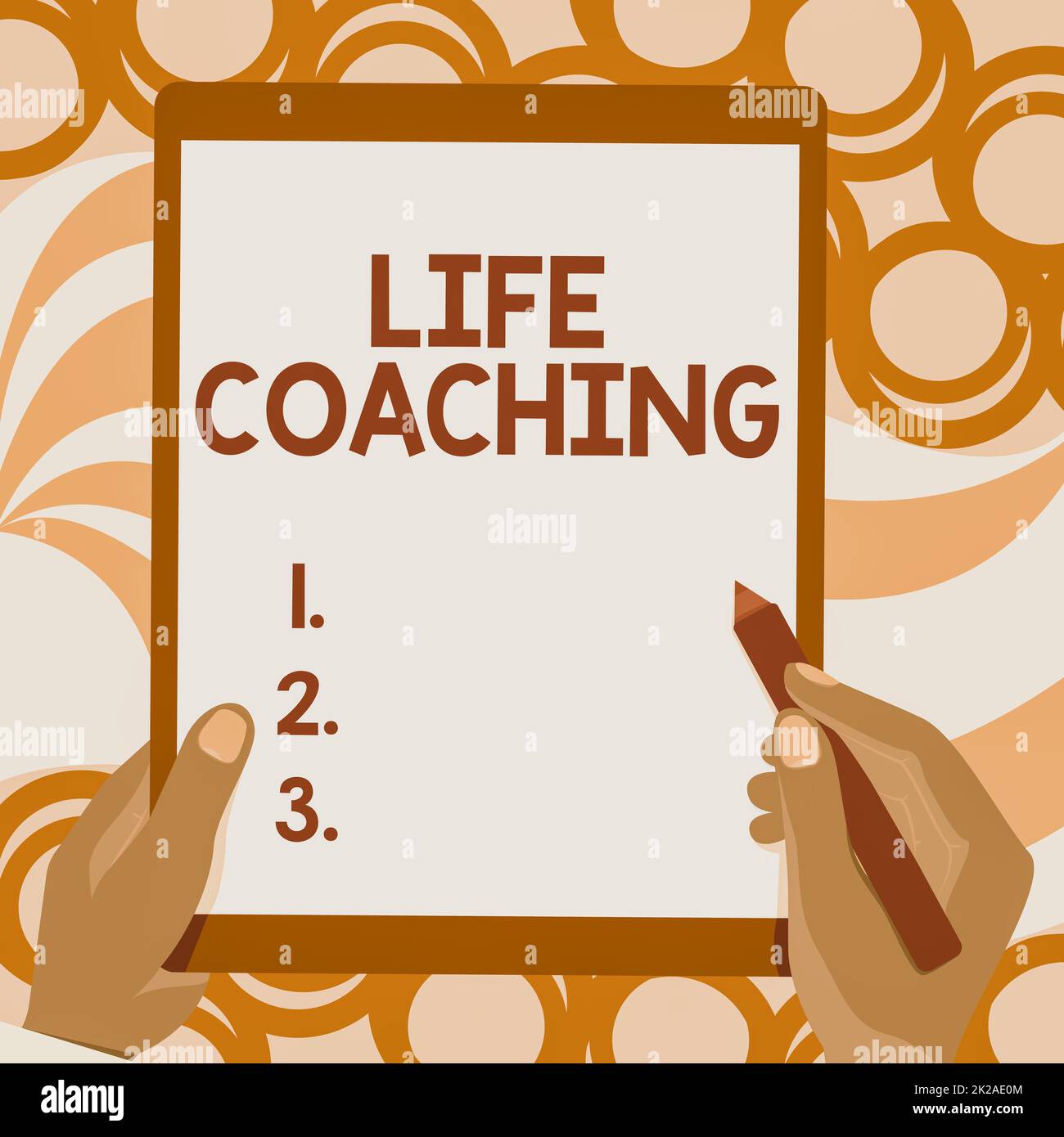 Conceptual display Life Coaching. Concept meaning Encouragement and ...