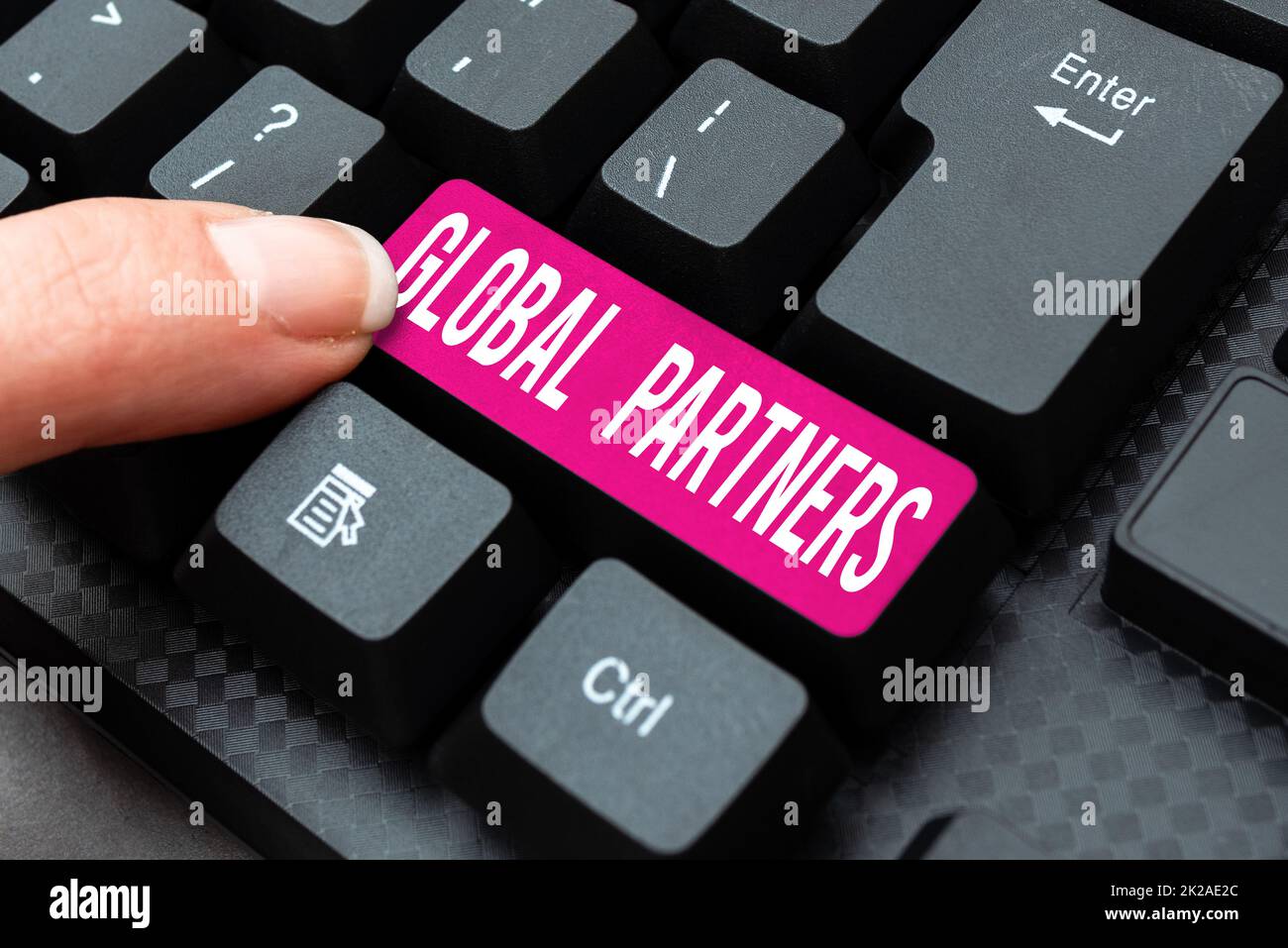 Conceptual display Global Partners. Business idea Two or more firms ...