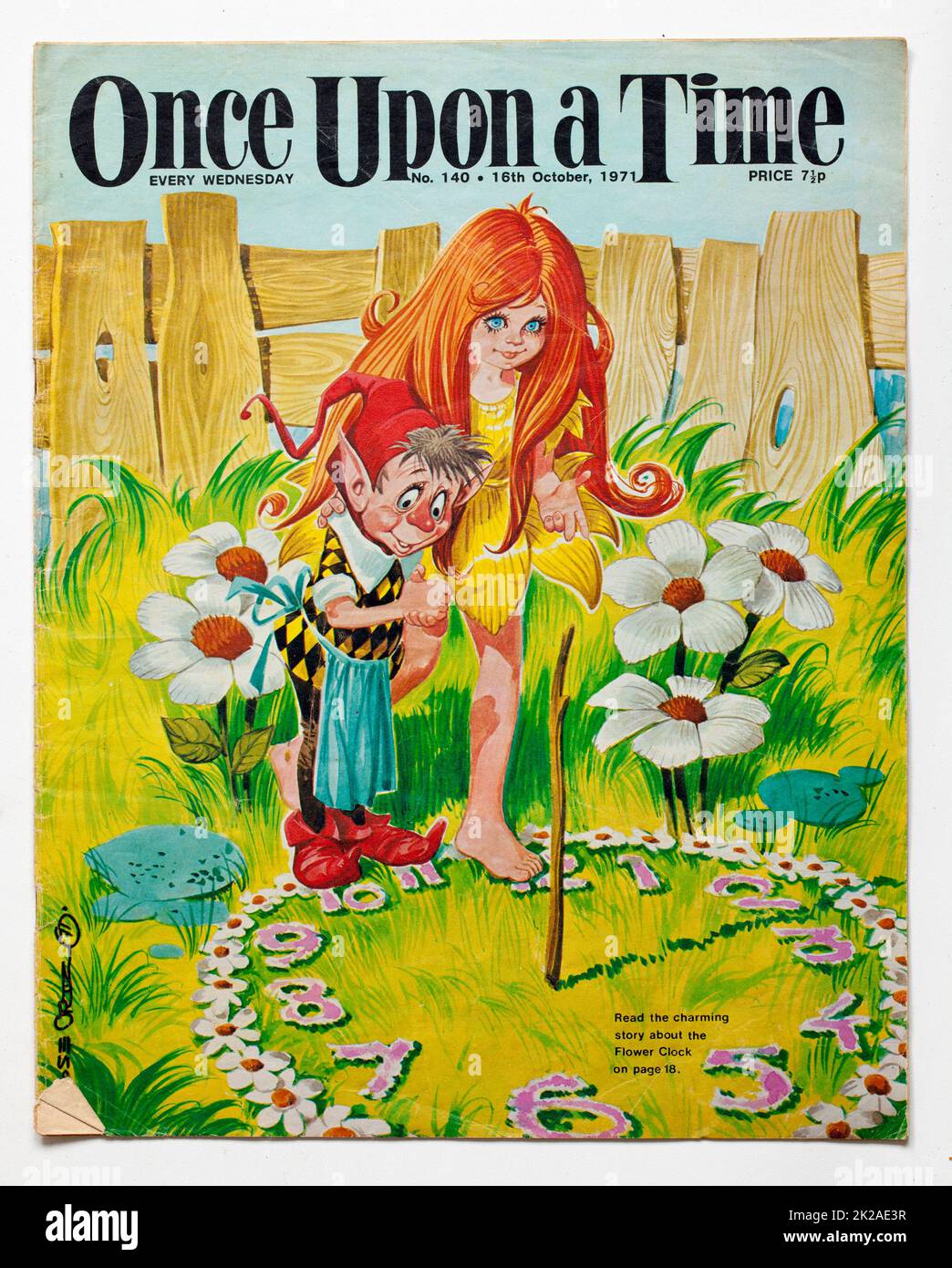 1970s Issue of Once Upon A Time Childrens Magazine Stock Photo - Alamy