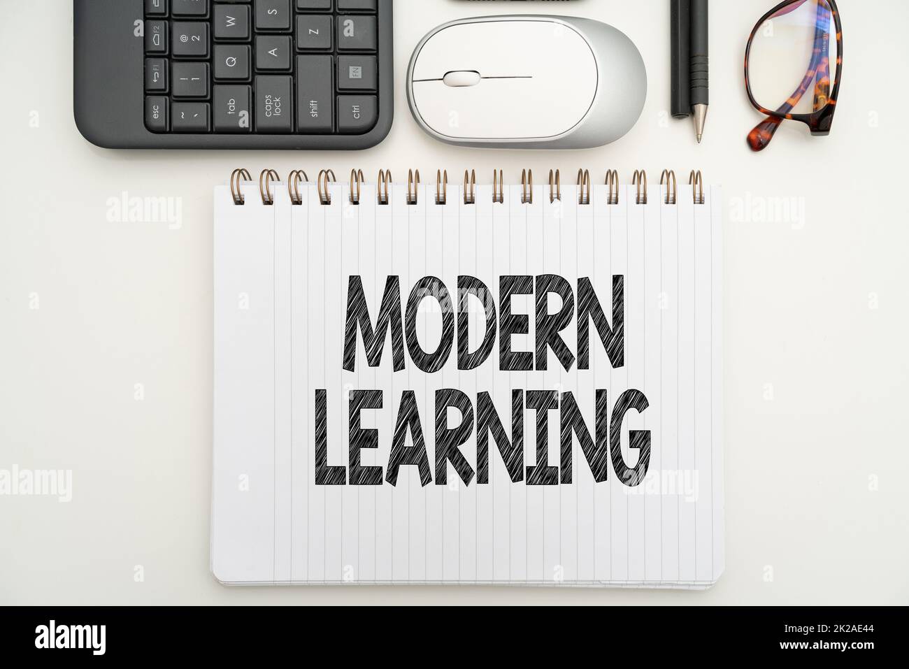 Text sign showing Modern Learning. Concept meaning flexible and agile ...