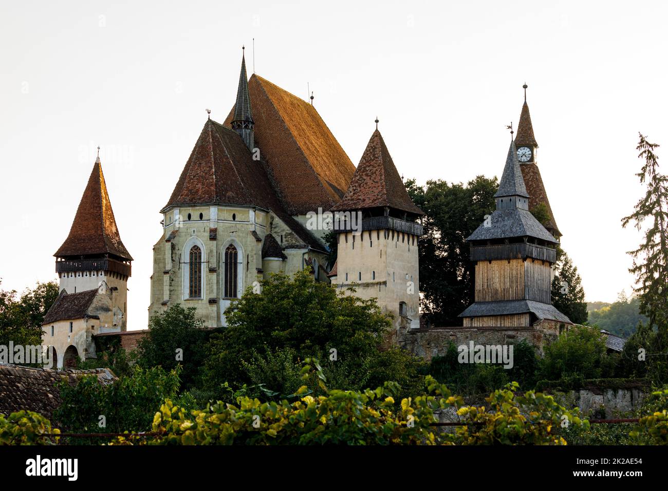 The historic castle church of Biertan in Romania Stock Photo - Alamy