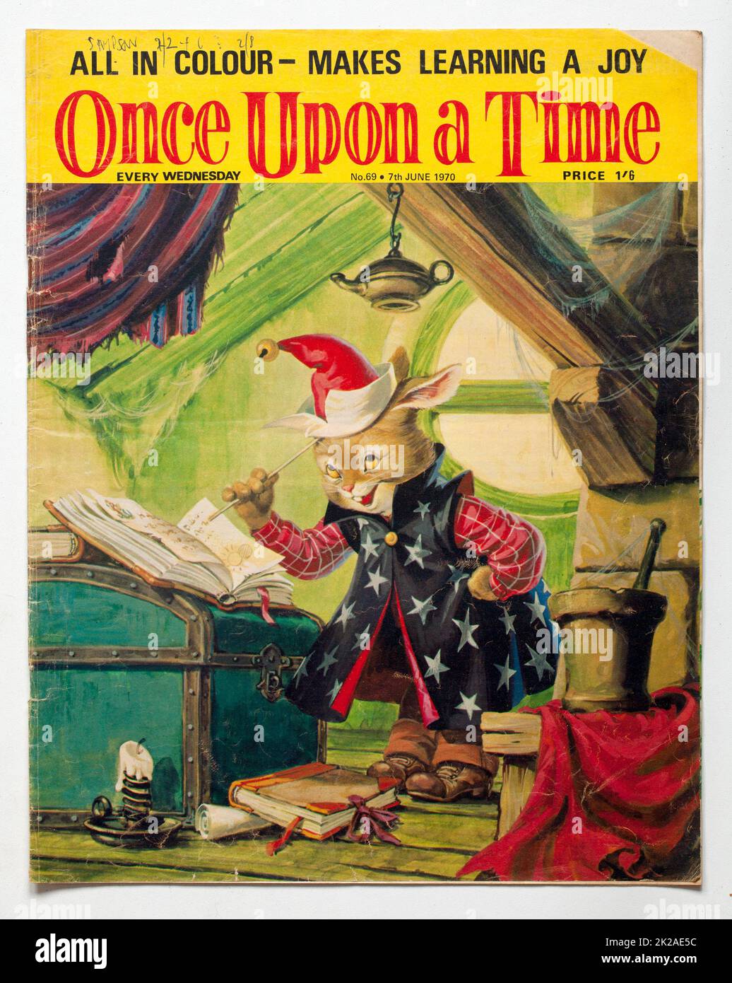 1970s Issue of Once Upon A Time Childrens Magazine Stock Photo - Alamy
