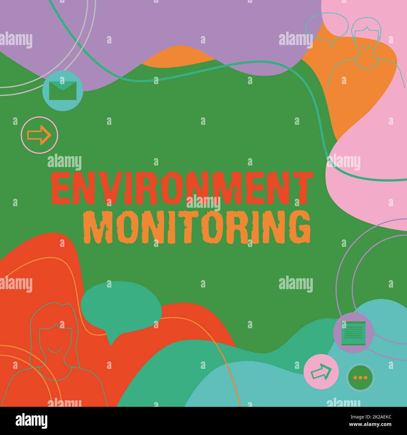 Text showing inspiration Environment Monitoring. Internet Concept basis ...