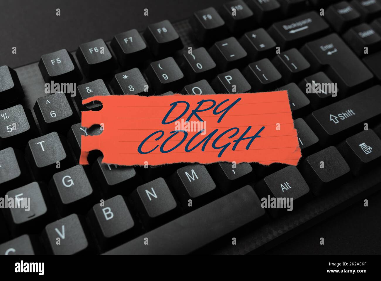 Handwriting text Dry Cough. Business overview cough that are not ...