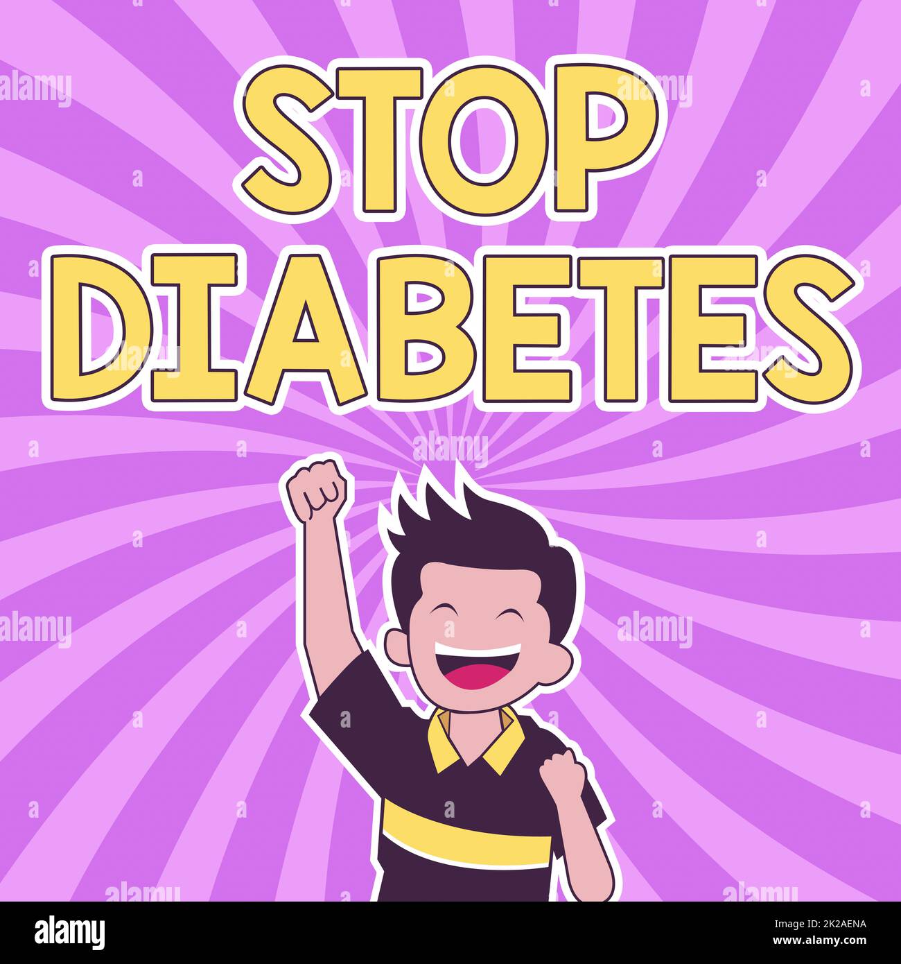 Handwriting text Stop Diabetes. Word Written on prevent the disease of ...