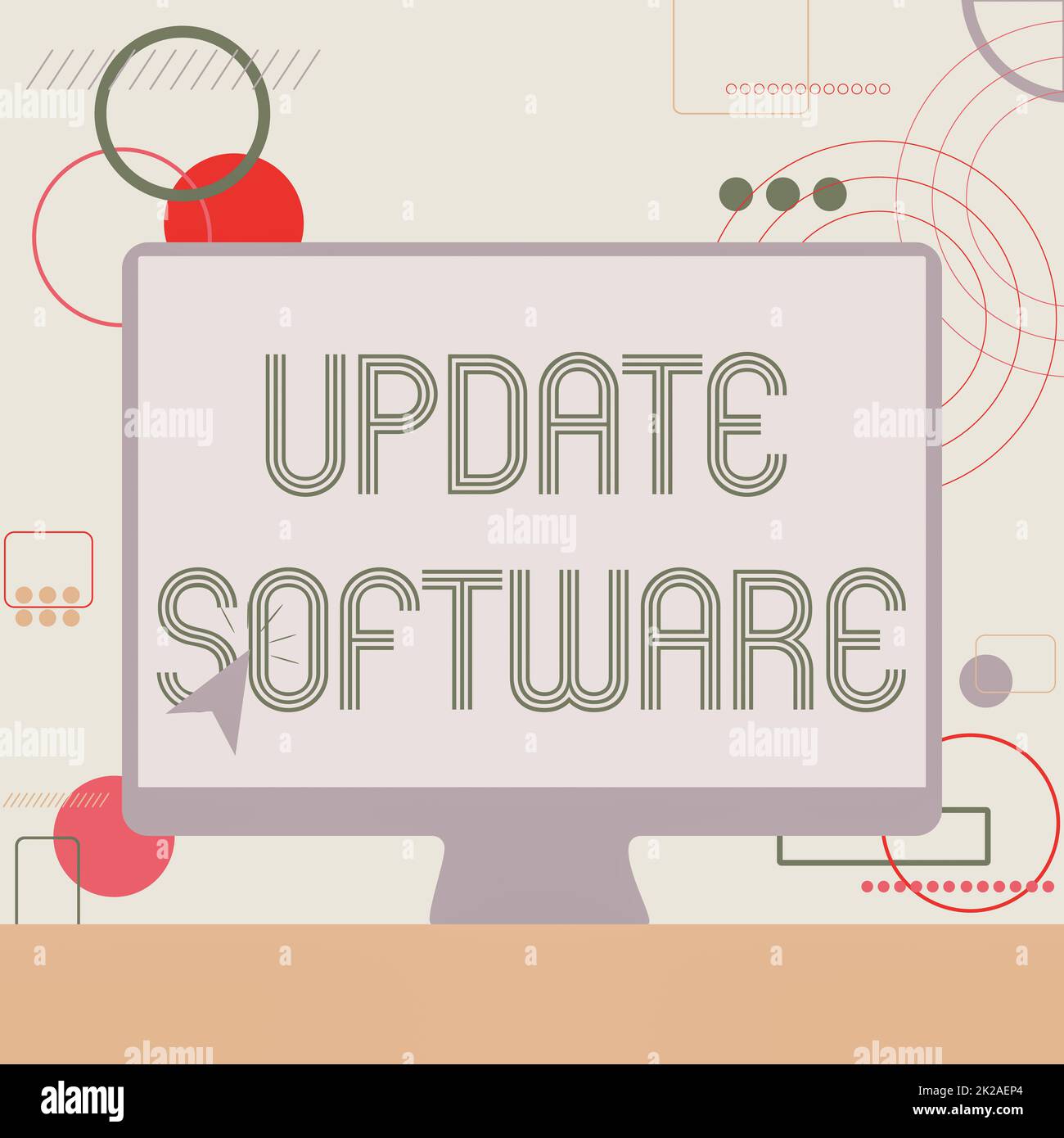 Text showing inspiration Update Software. Conceptual photo an ...