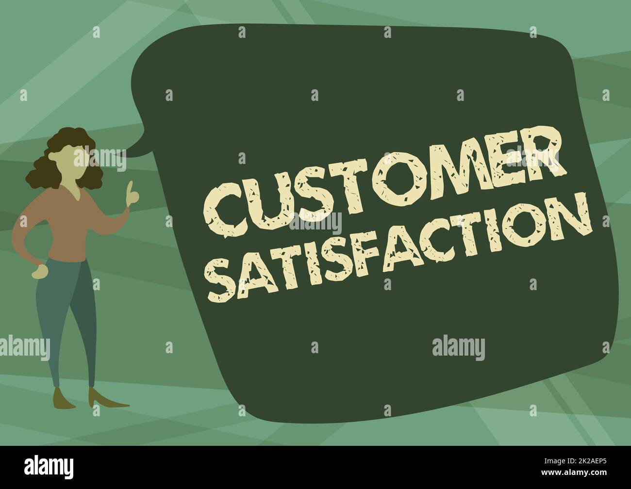 Writing Displaying Text Customer Satisfaction Word Written On Number