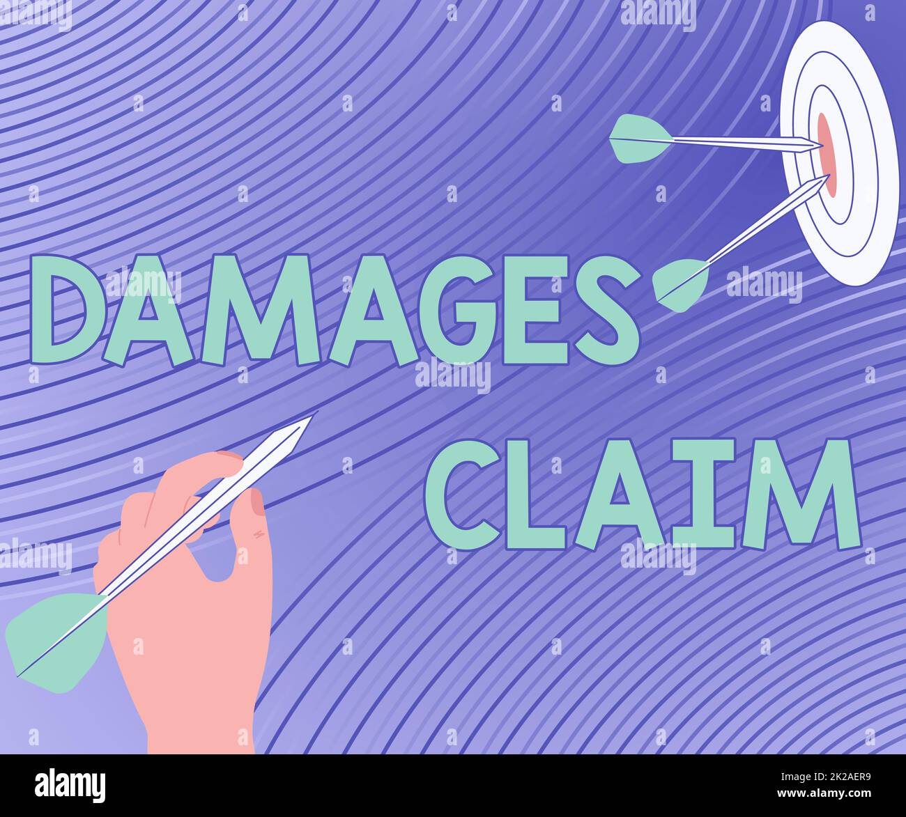 Text showing inspiration Damages Claim. Business concept Demand upon ...