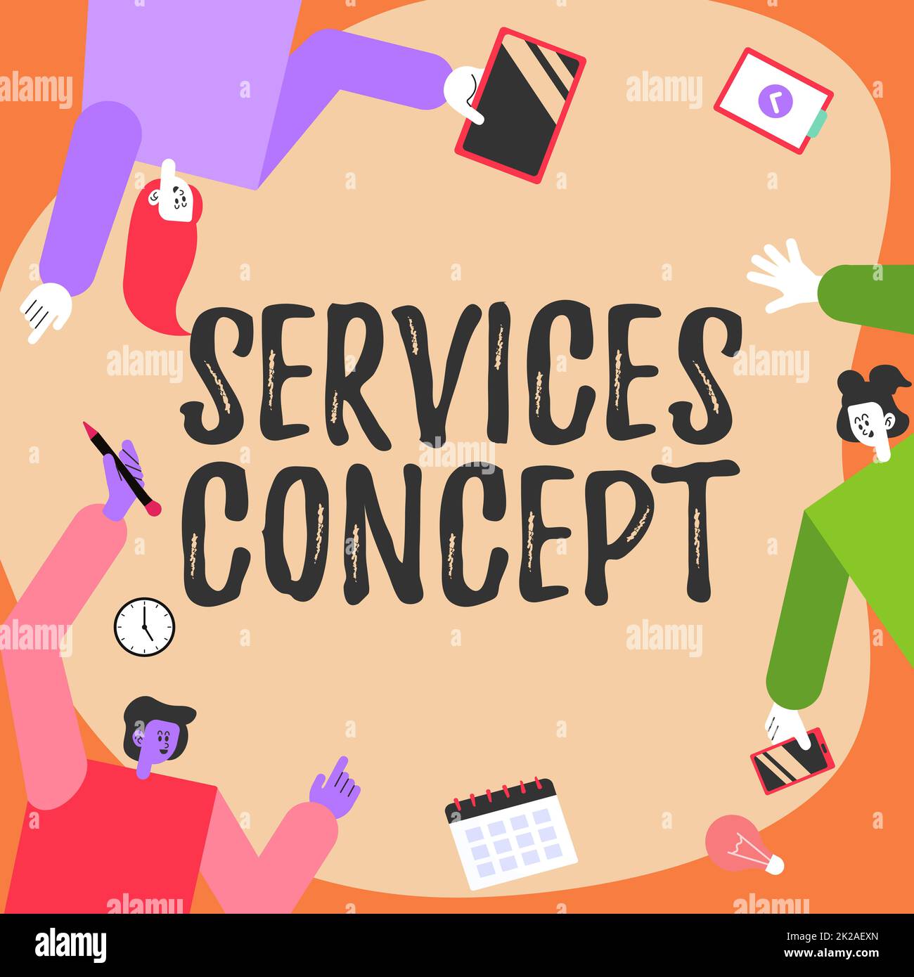 Text showing inspiration Services Concept. Word Written on mediate ...