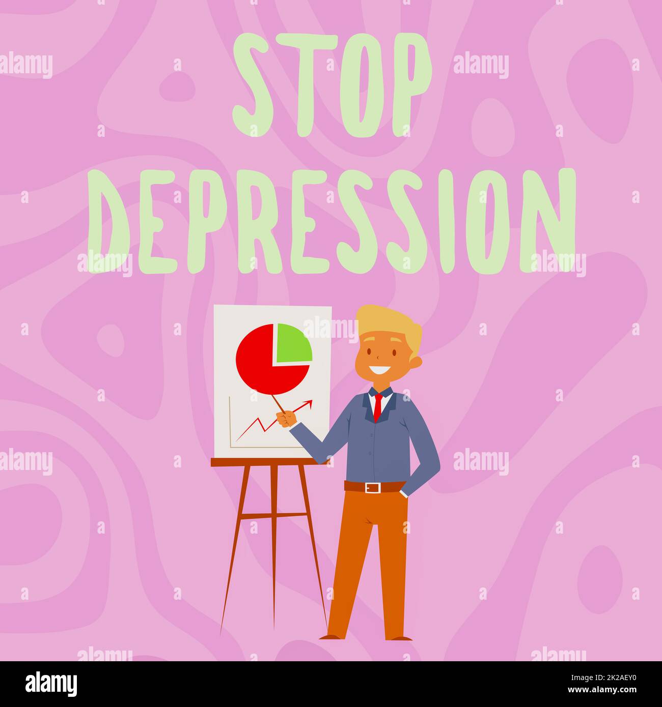 Conceptual display Stop Depression. Business idea end the feelings of ...