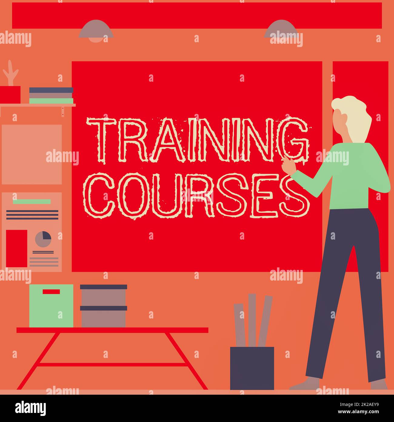 Writing displaying text Training Courses. Internet Concept is series of lessons or lectures ...