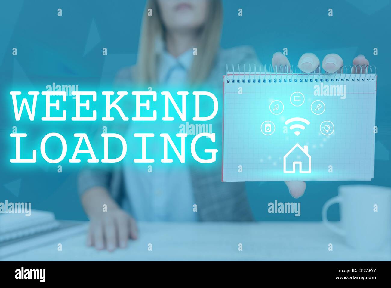 Text Caption Presenting Business Idea Lady Pressing Screen Of Mobile Phone Showing The