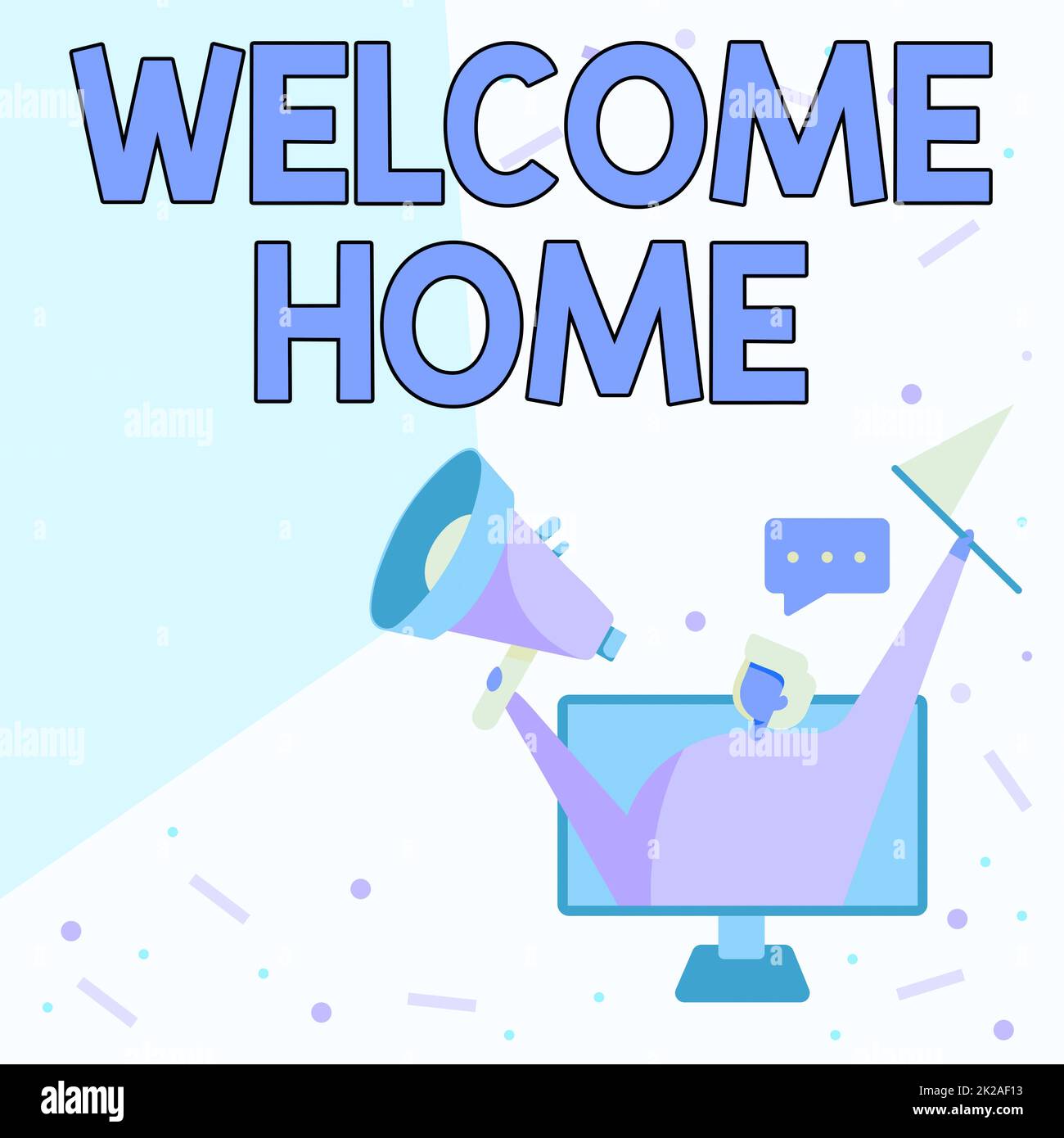 Sign displaying . Word for Lady Inside A Monitor Screen Drawing Holding ...