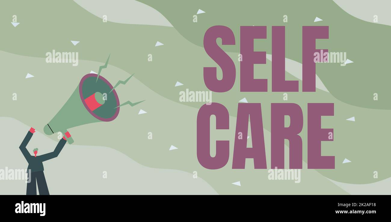 Inspiration showing sign Self Care. Business approach Protection you ...