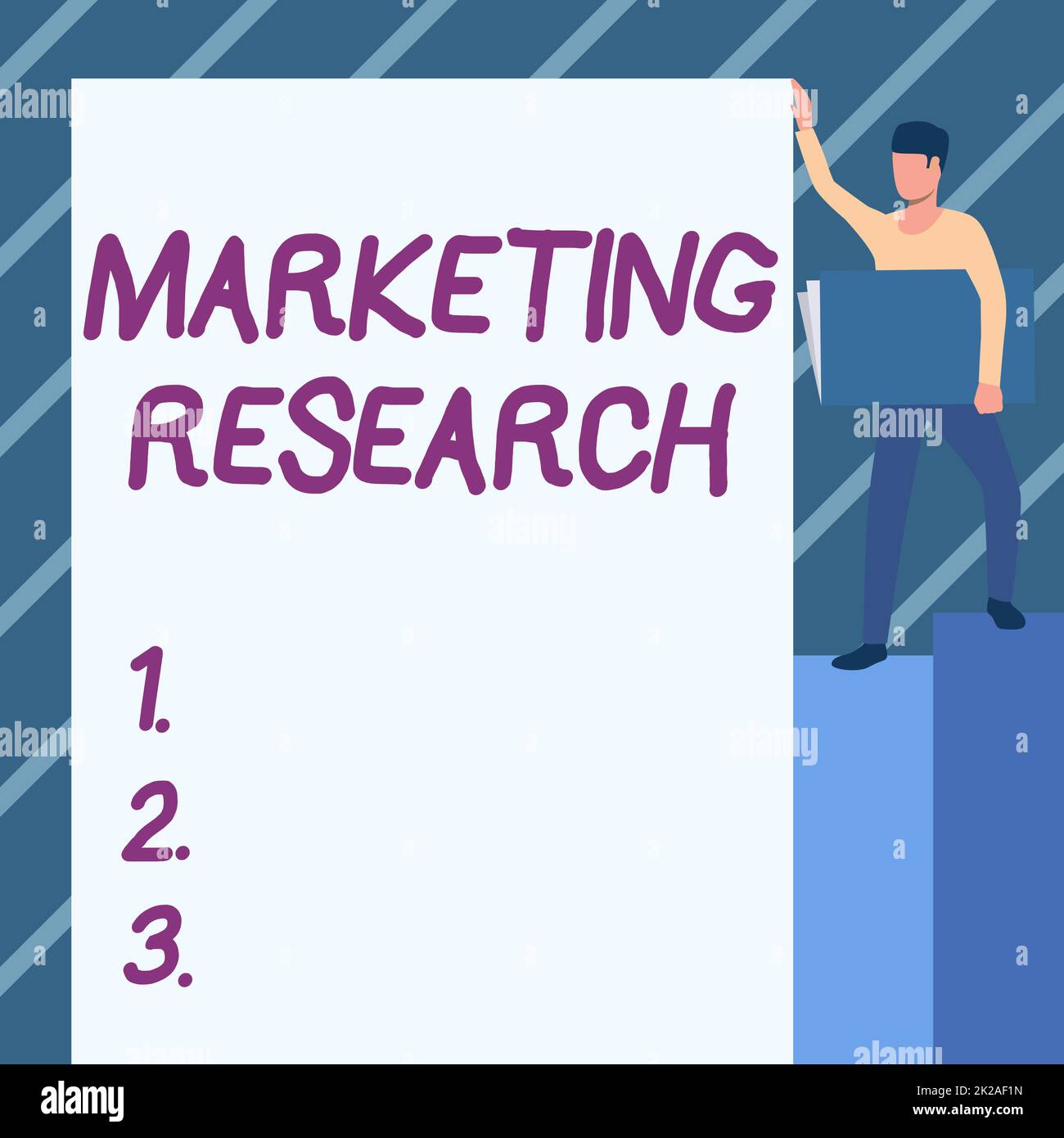 Sign displaying Marketing Research. Concept meaning process of ...