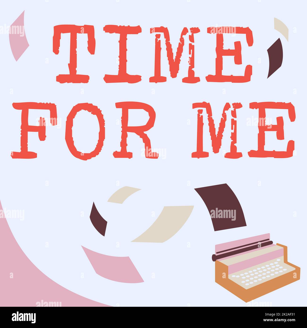 Conceptual Display Time For Me Internet Concept I Will Take A Moment To Be With Myself Meditate 
