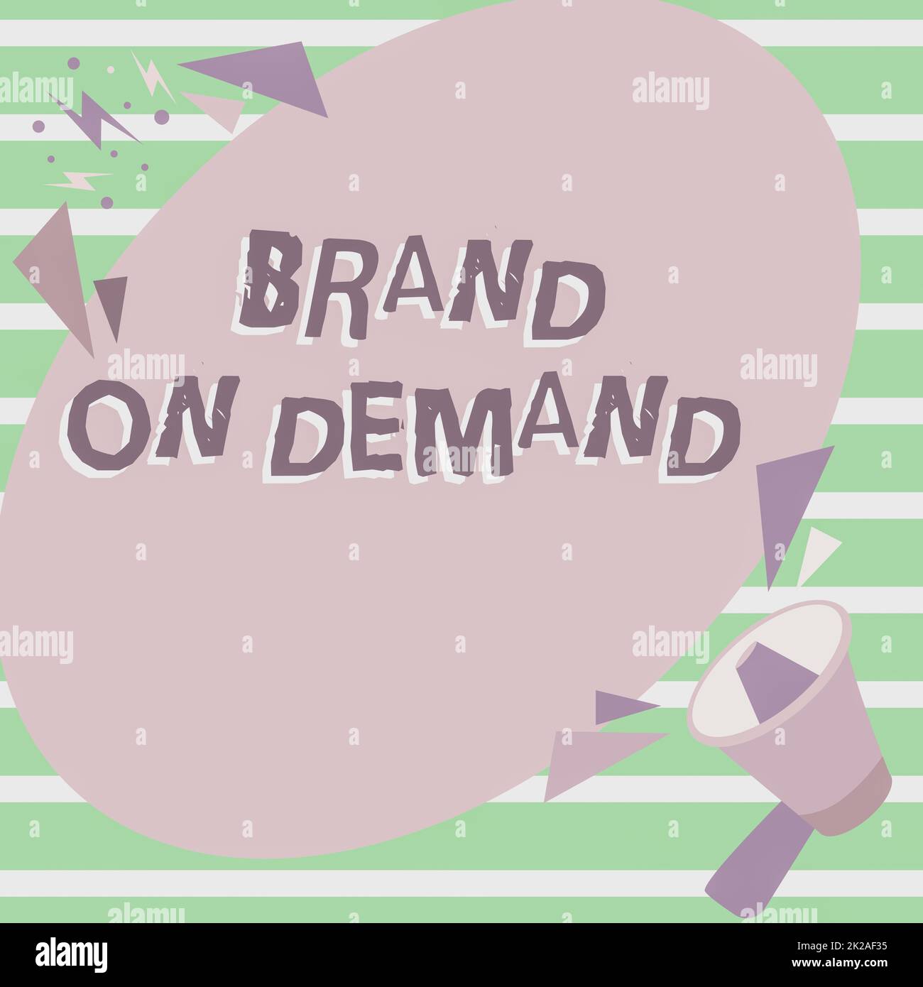 Inspiration showing sign Brand On Demand, Word Written on Products or ... Inspiration showing sign Brand On Demand, Word Written on Products or ...