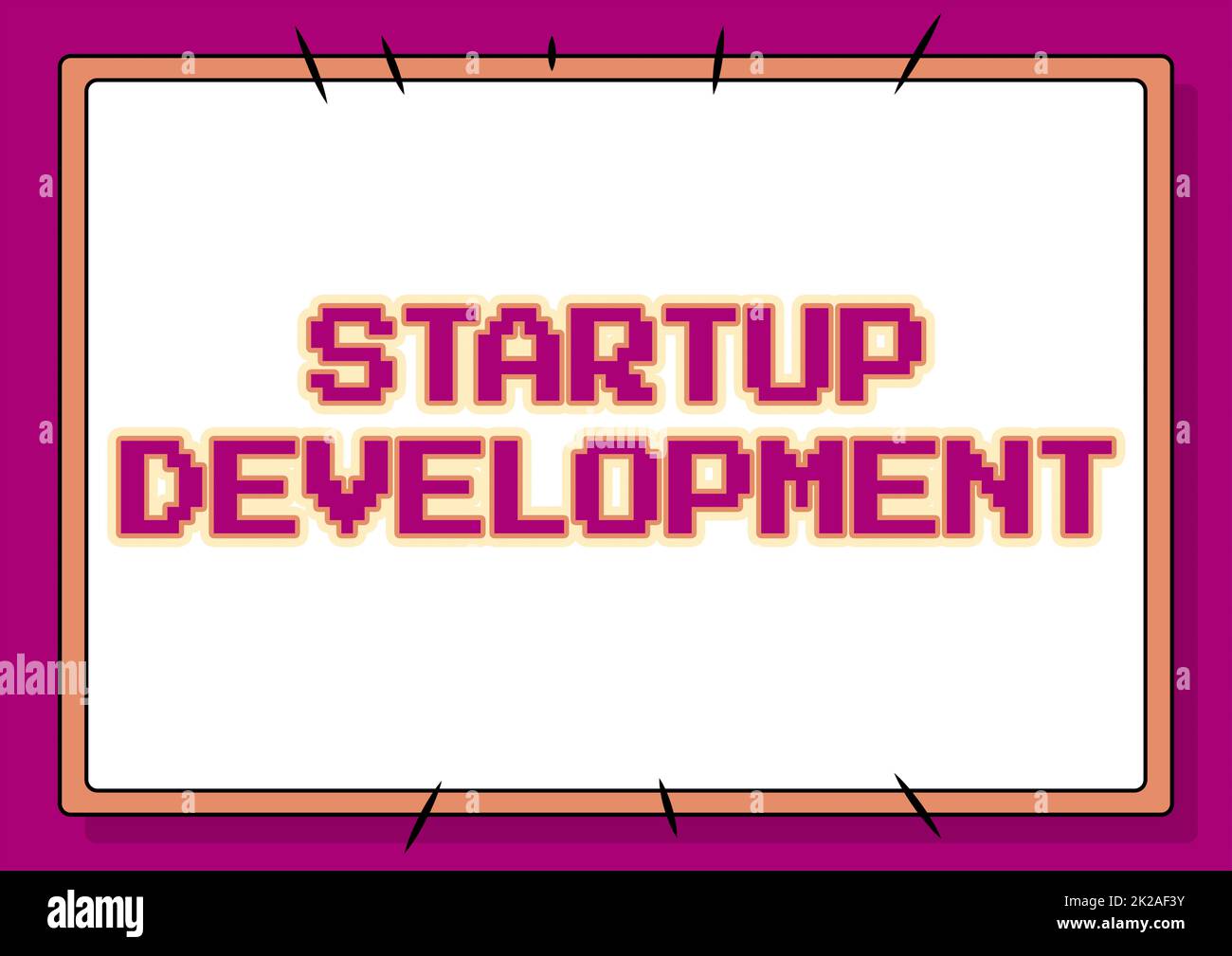 Conceptual caption Startup Development. Internet Concept efficiently ...