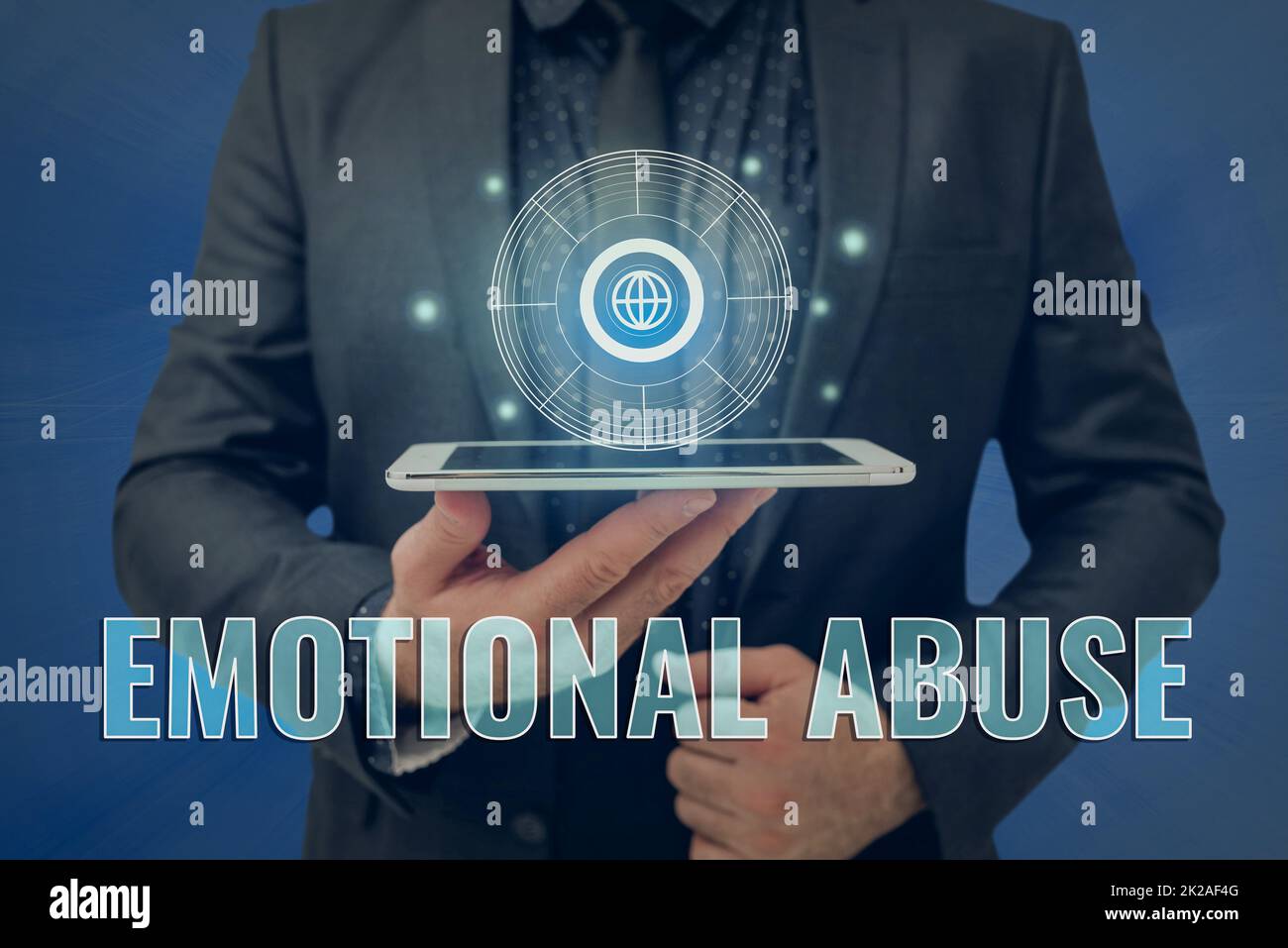 Text sign showing Emotional Abuse. Concept meaning person subjecting or ...