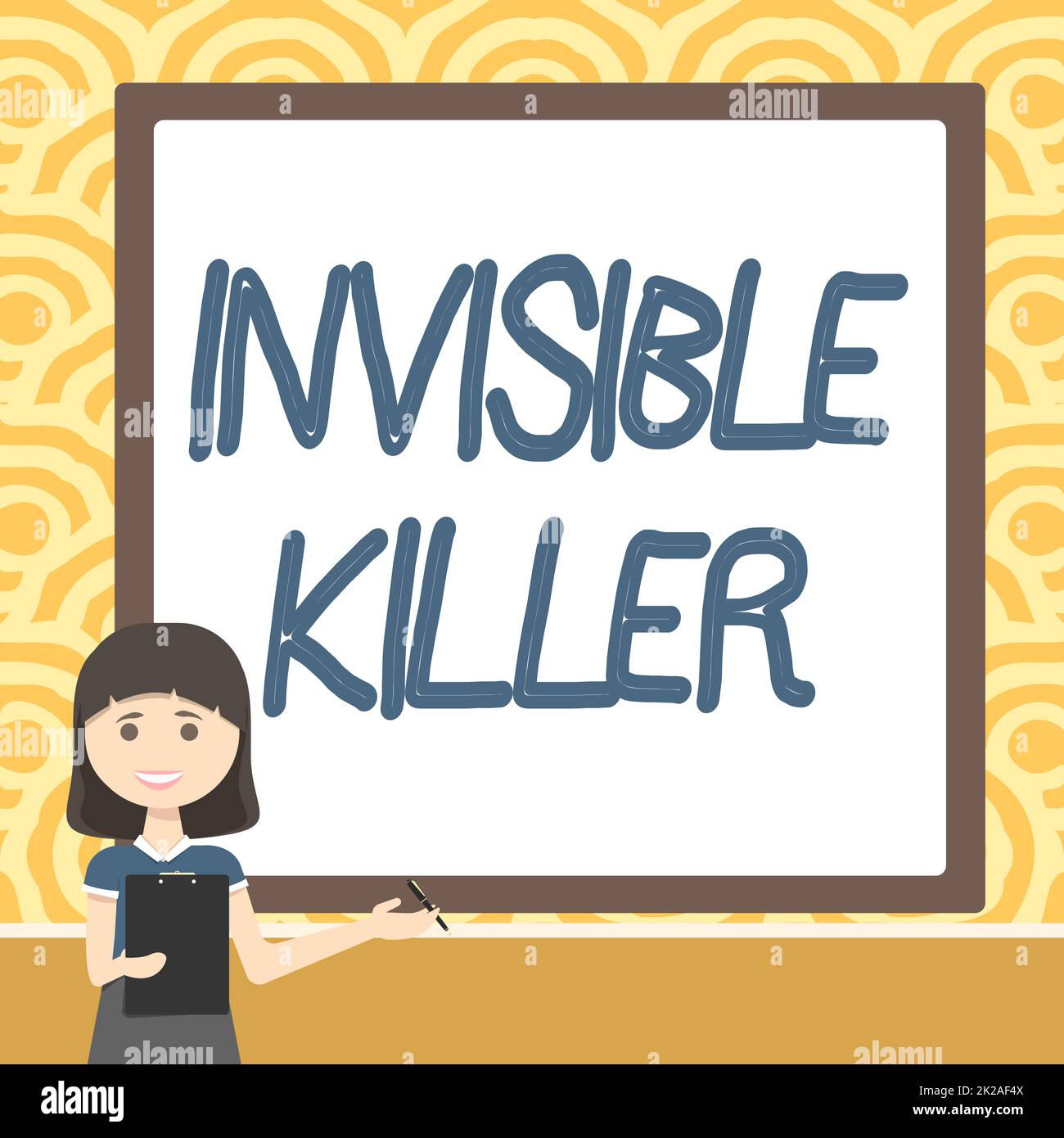 Conceptual display Invisible Killer. Business approach presence into ... Conceptual display Invisible Killer. Business approach presence into ...