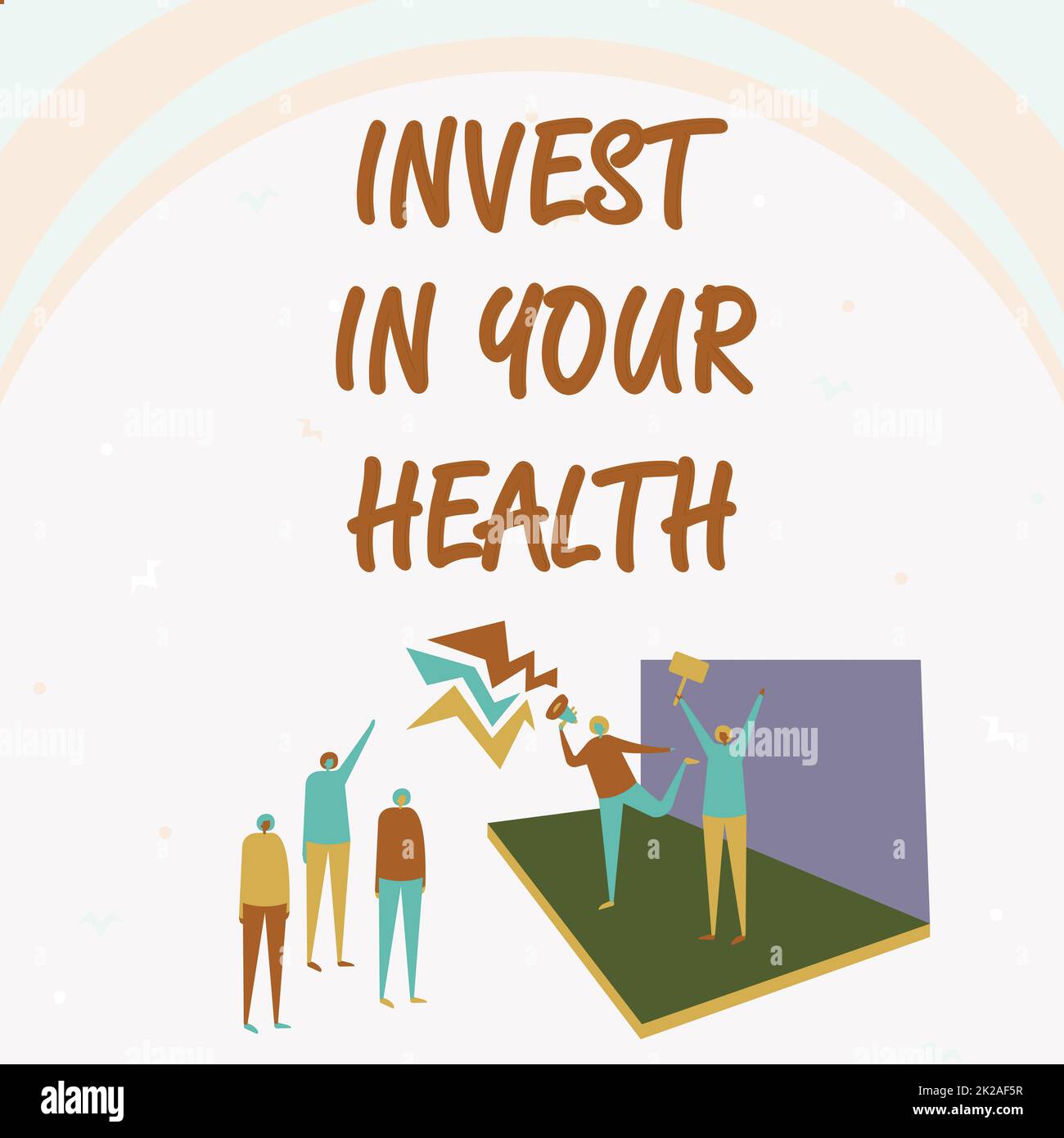 Writing displaying text Invest In Your Health. Conceptual photo Live a ...