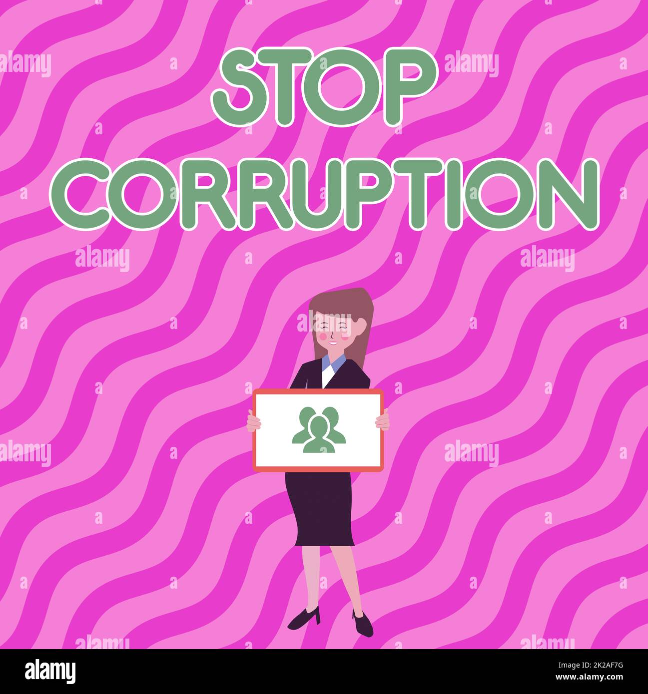 Inspiration showing sign Stop Corruption. Word for Put an end in ...