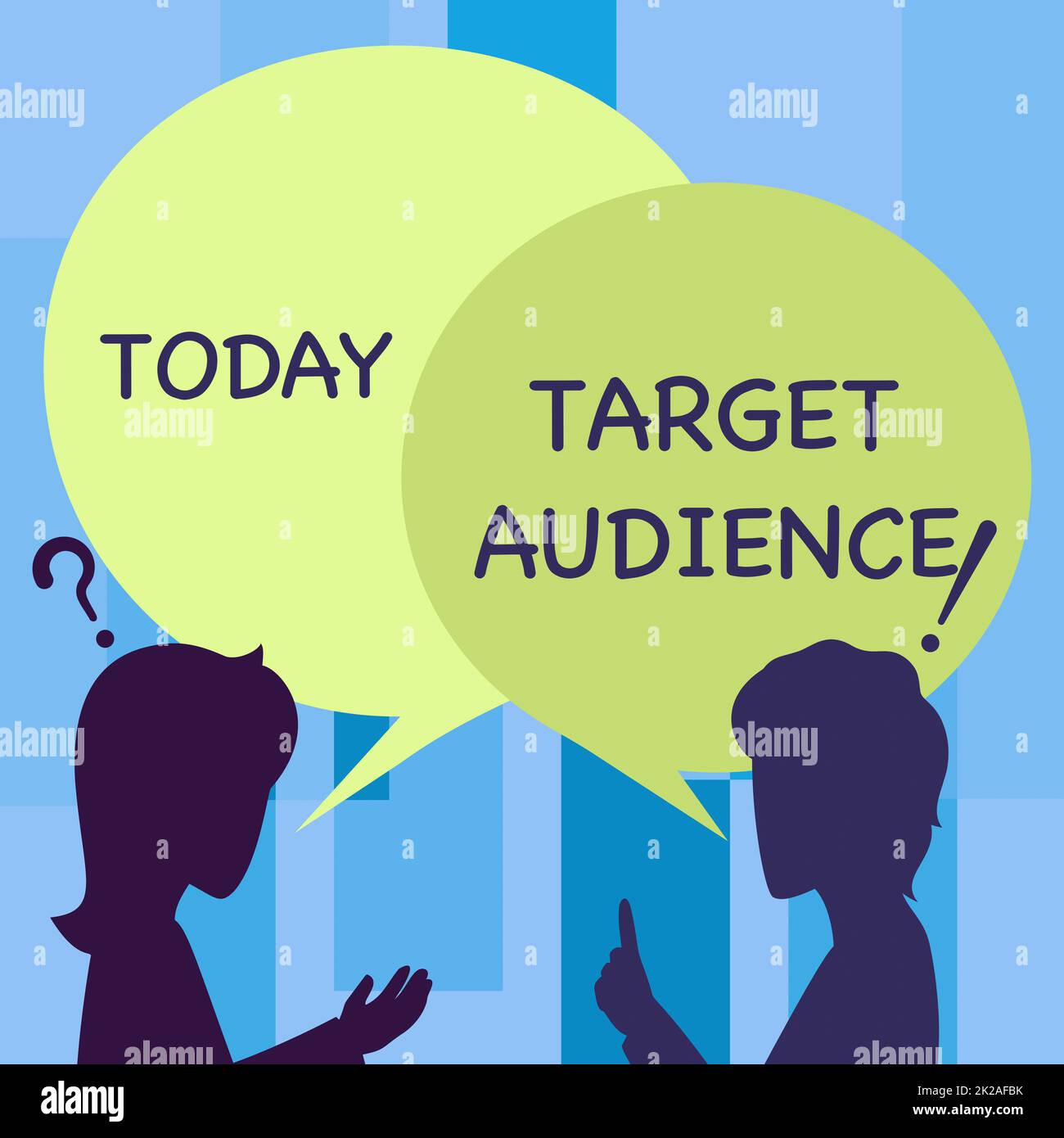 Conceptual display Target Audience. Business showcase category of ...