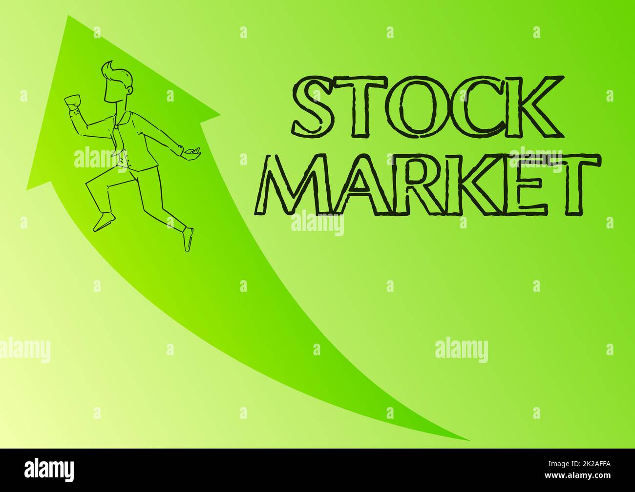 Text sign showing Stock Market. Business approach collection markets ...