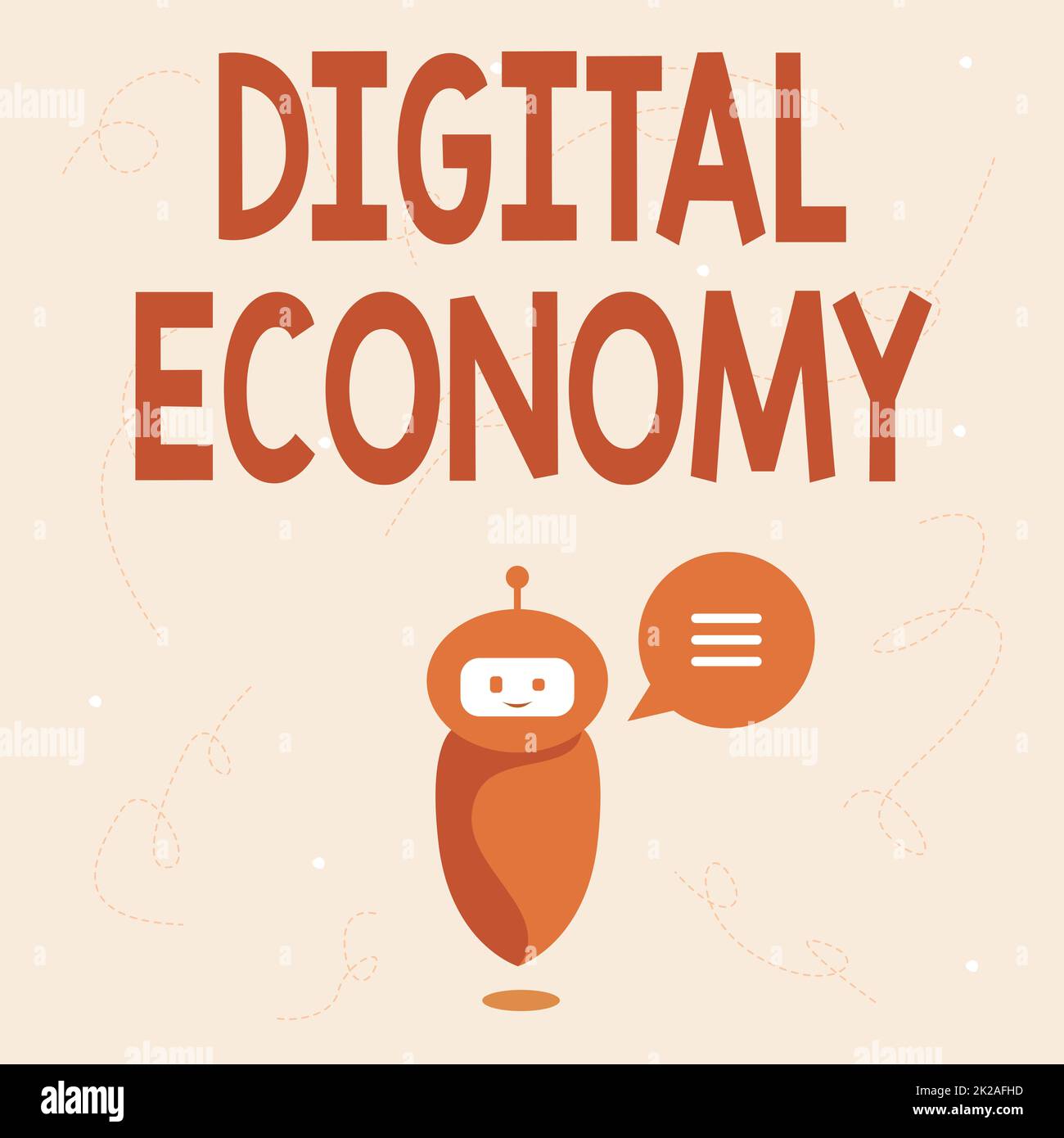 Hand writing sign Digital Economy. Business overview worldwide network ...