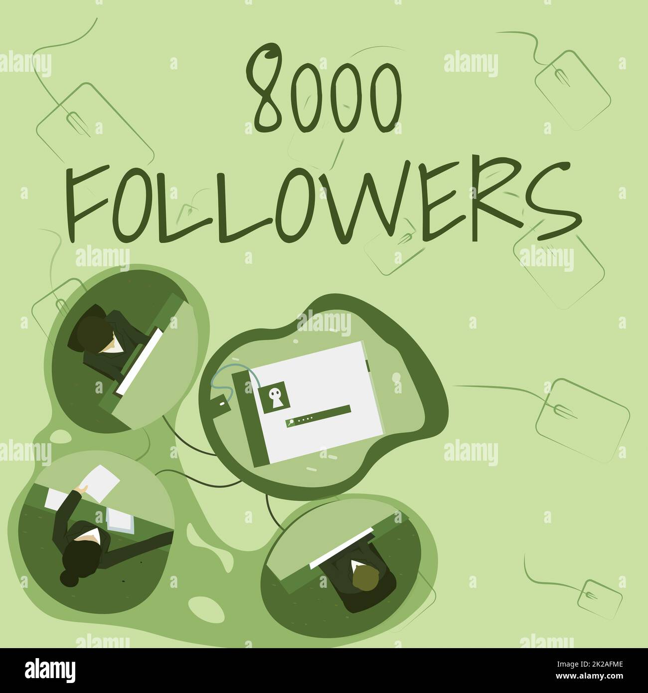 Conceptual caption 8000 Followers. Word Written on number of ... Conceptual caption 8000 Followers. Word Written on number of ...