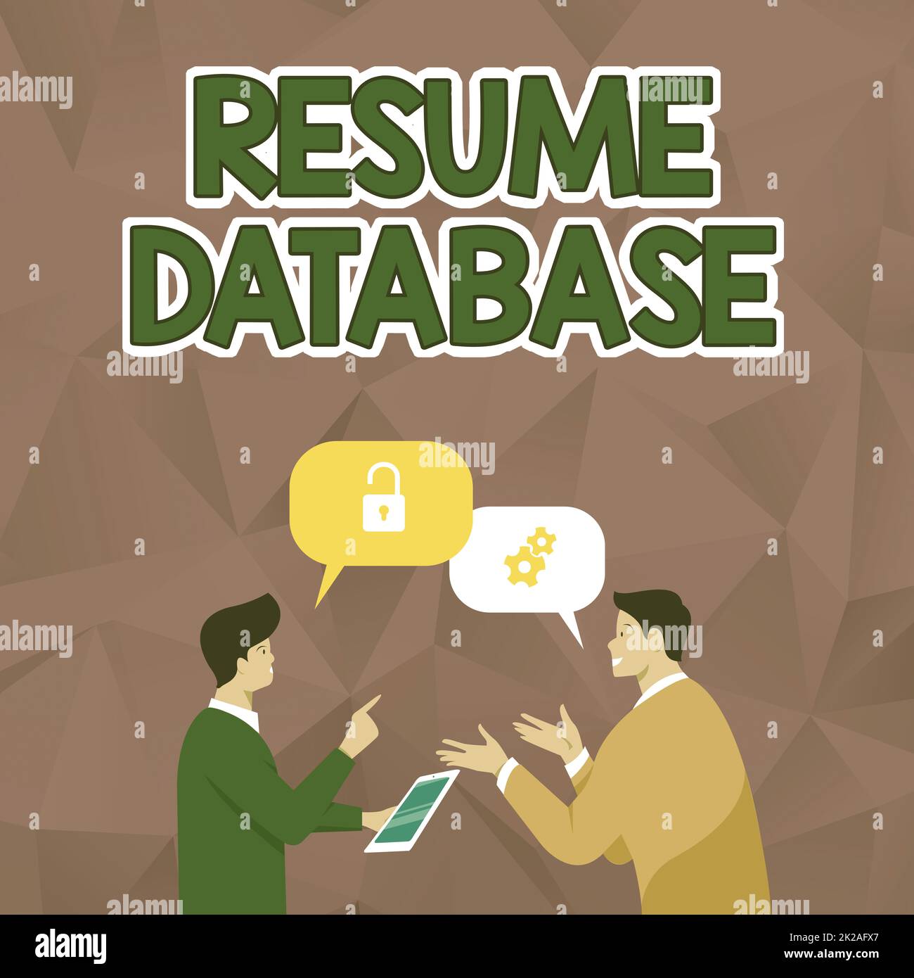 Inspiration showing sign Resume Database. Business idea database of ...