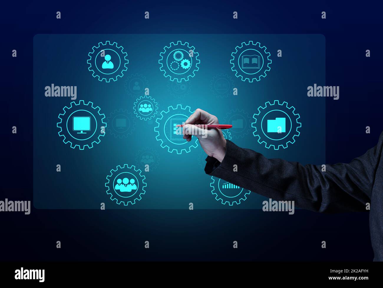 Control and management of business processes in the enterprise for ...