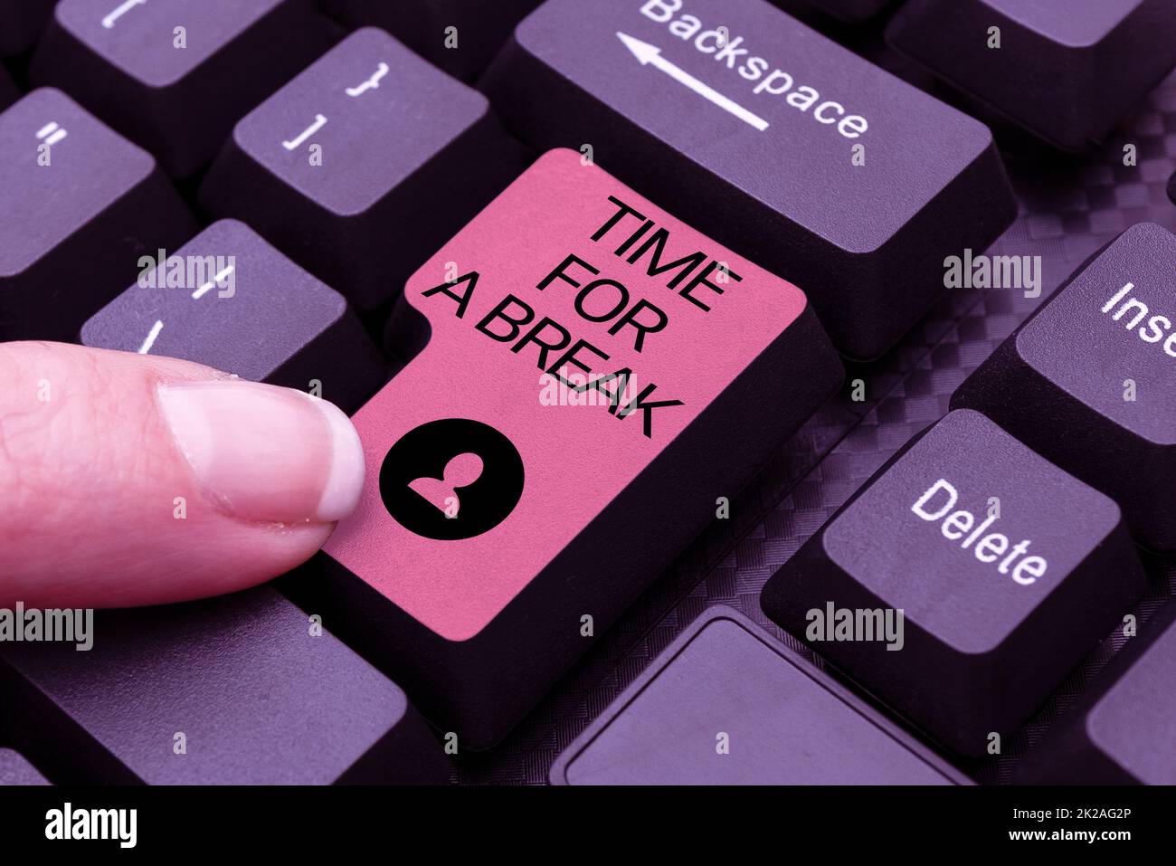 Handwriting text Time For A Break. Business showcase a schedule when ...