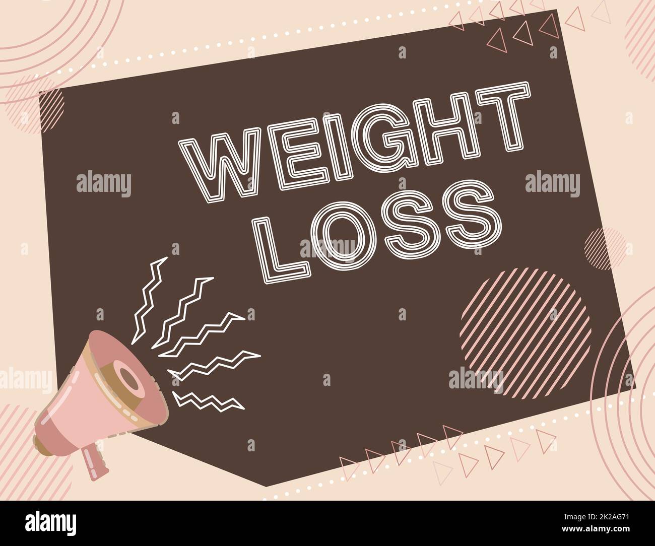 Sign displaying Weight Loss, Business approach a reduction of the total ...