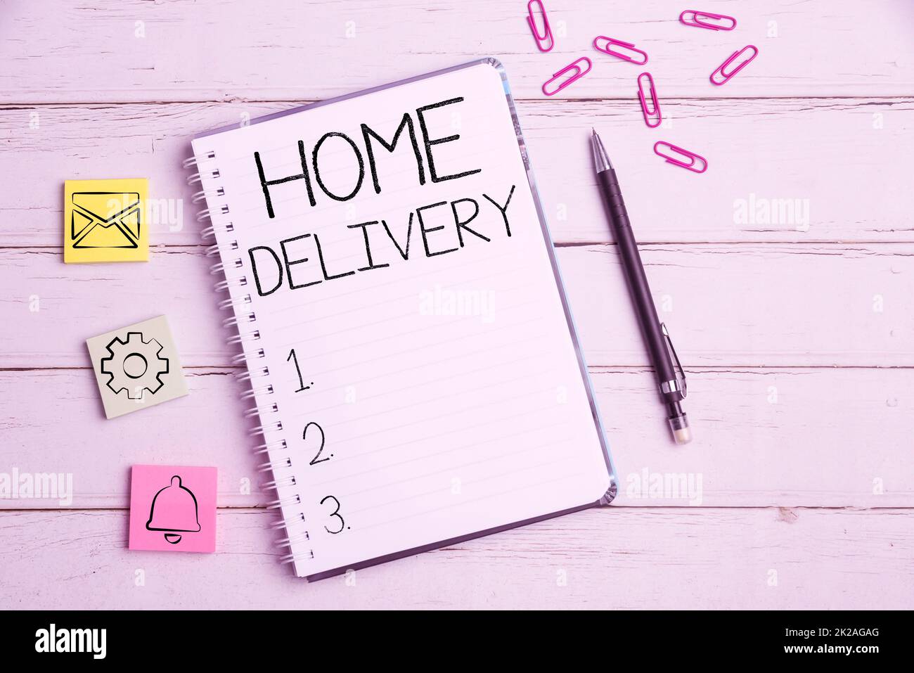 Delivery notes hi-res stock photography and images - Alamy