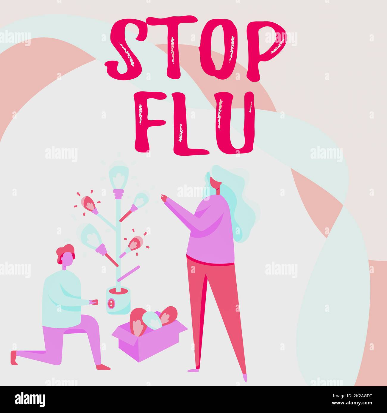 Inspiration showing sign Stop Flu, Concept meaning put an end of the ...