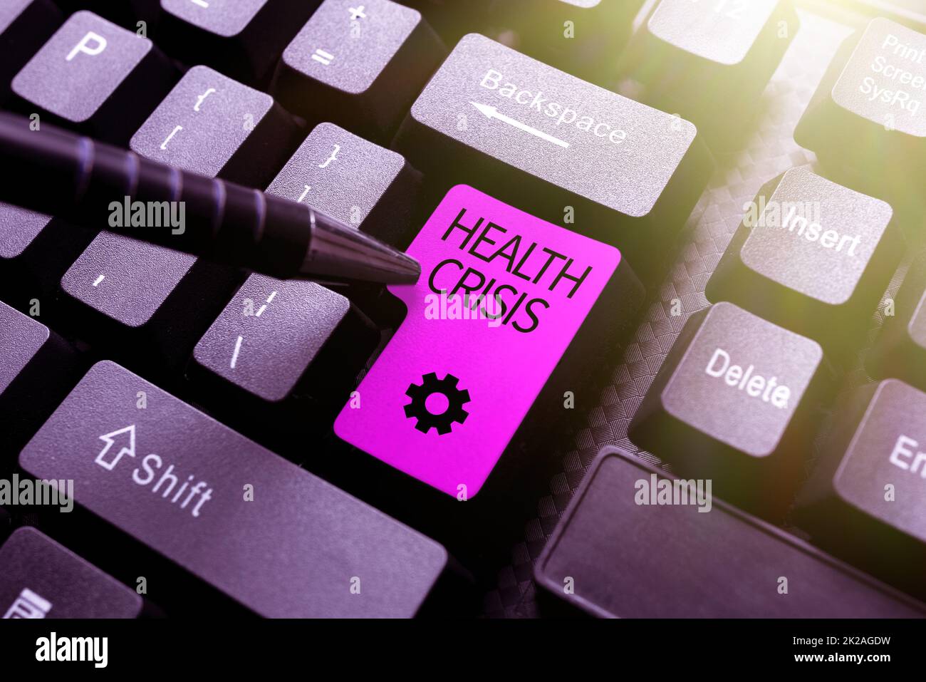 Problem typing new educational textbook hi-res stock photography and ...