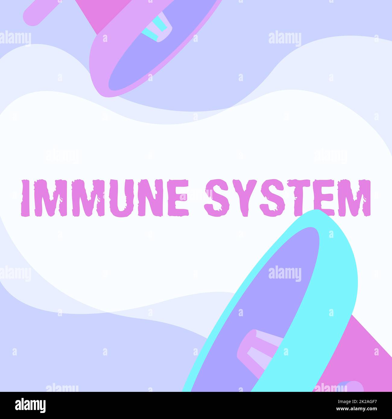 Handwriting text Immune System, Business showcase Complex network work ...