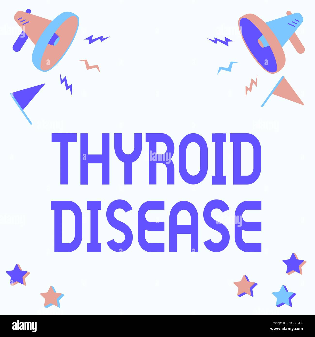Writing displaying text Thyroid Disease, Conceptual photo the thyroid ...
