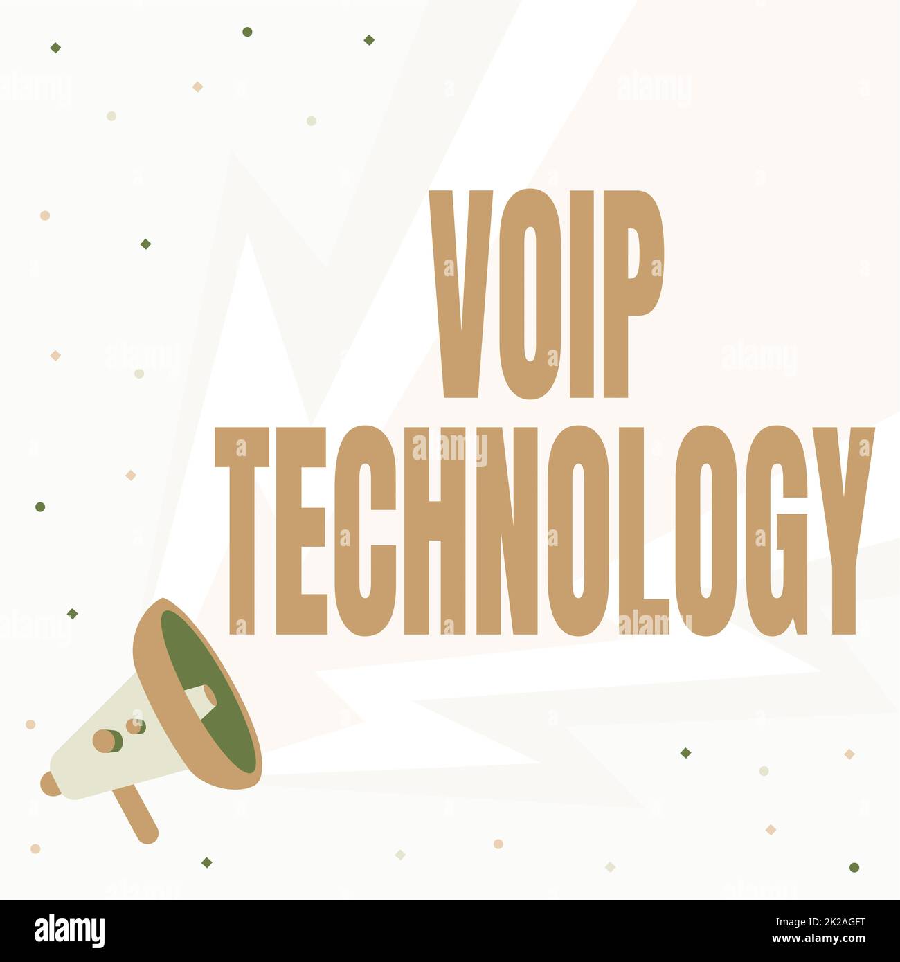 Text sign showing Voip Technology, Business showcase use Internet as ...