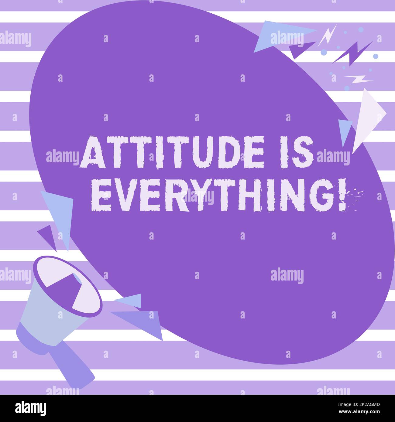 Hand writing sign Attitude Is Everything, Concept meaning Personal ...