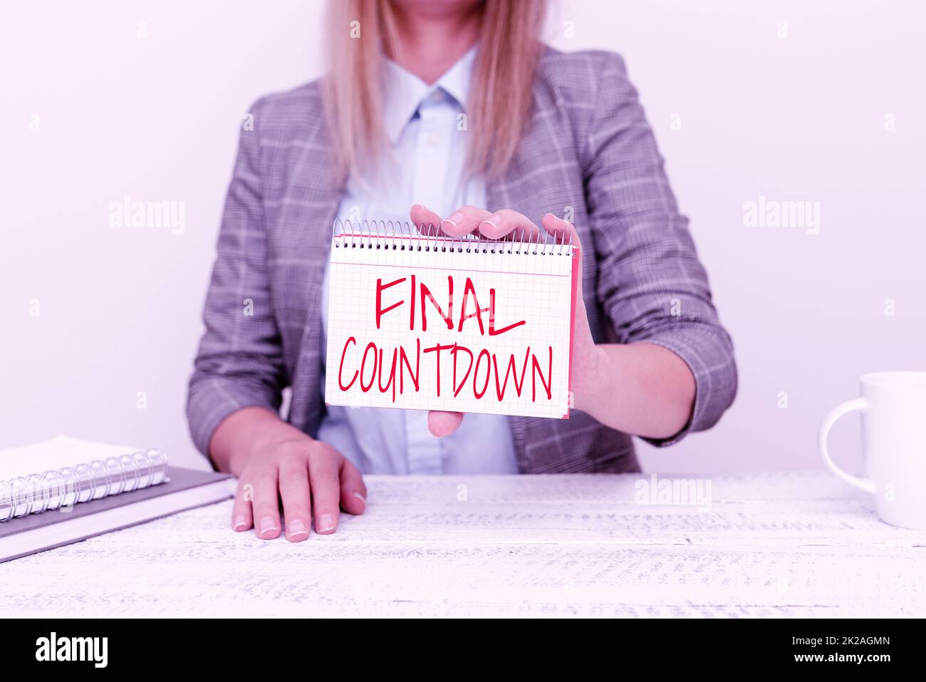 Conceptual display Final Countdown. Word for Last moment of any work ...