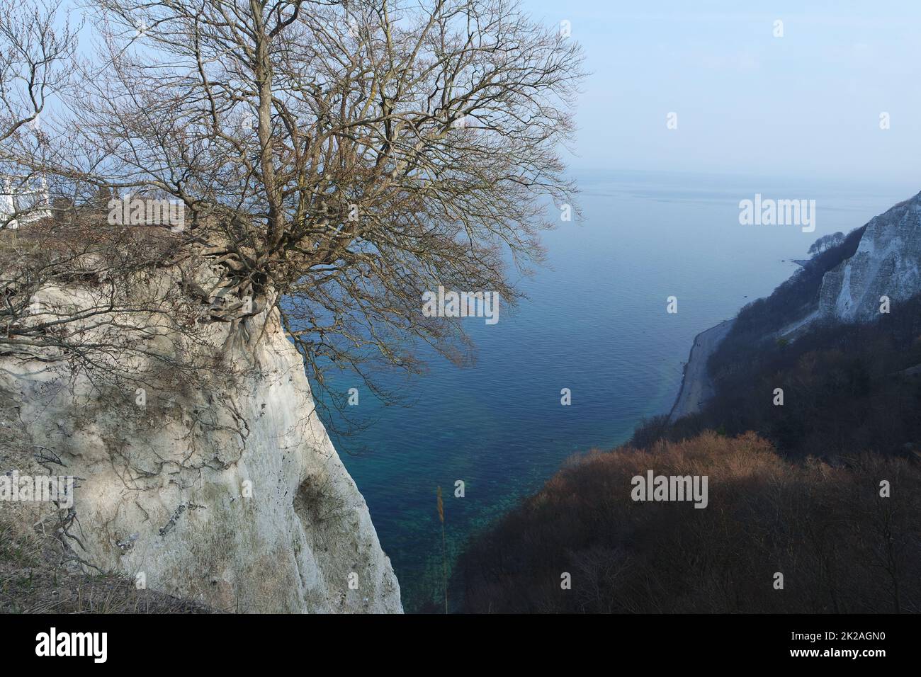 Chalk coast. Jasmund National Park, Ruegen Stock Photo - Alamy