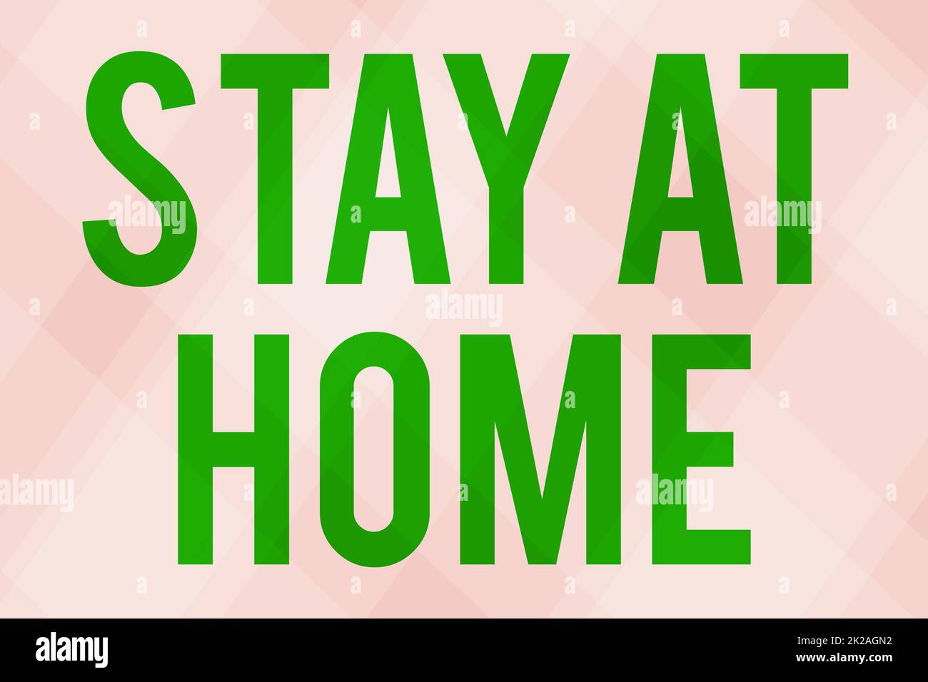 Conceptual caption Stay At Home, Word Written on movement control ...