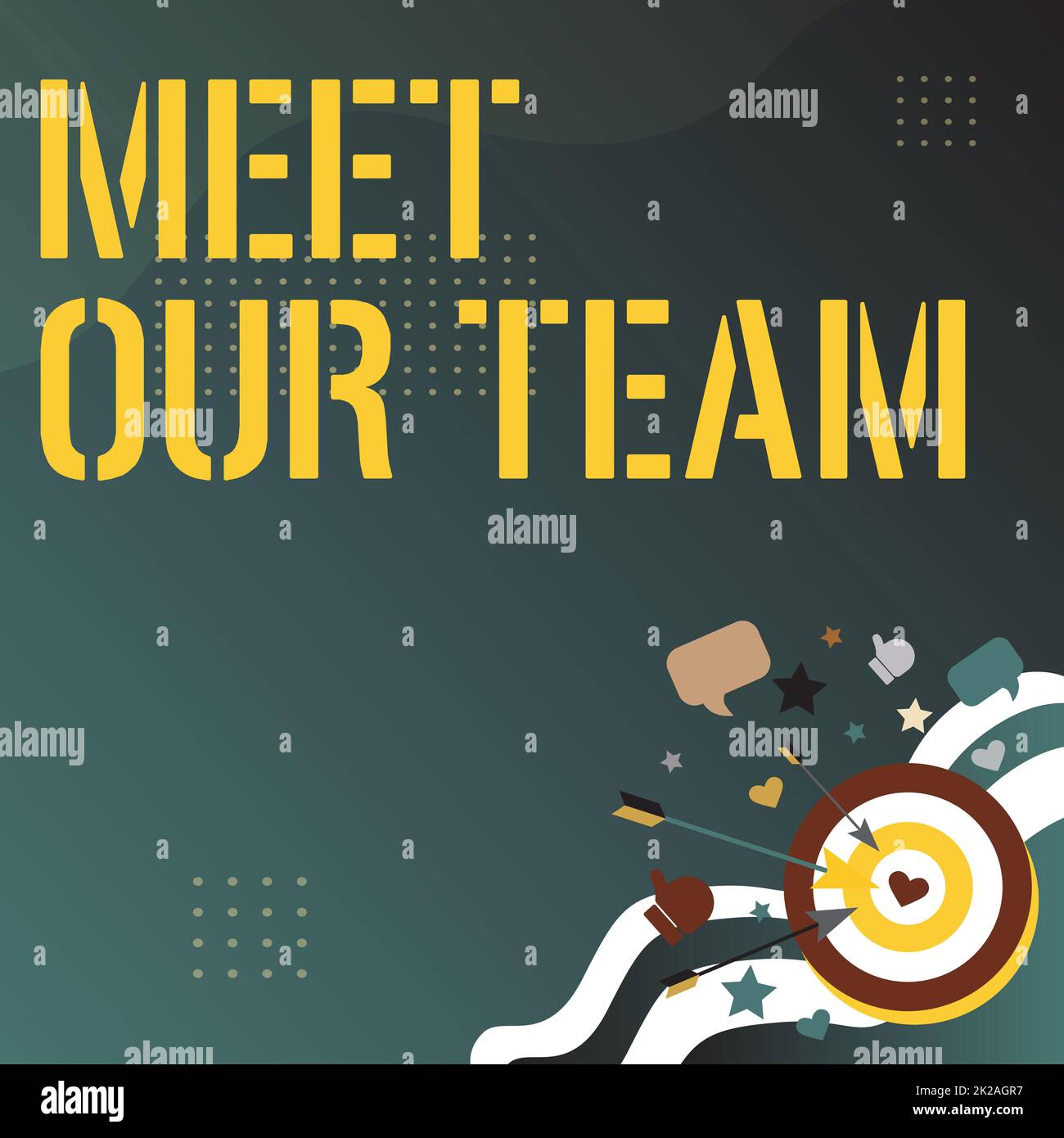 Text sign showing Meet Our Team, Conceptual photo introducing another ...