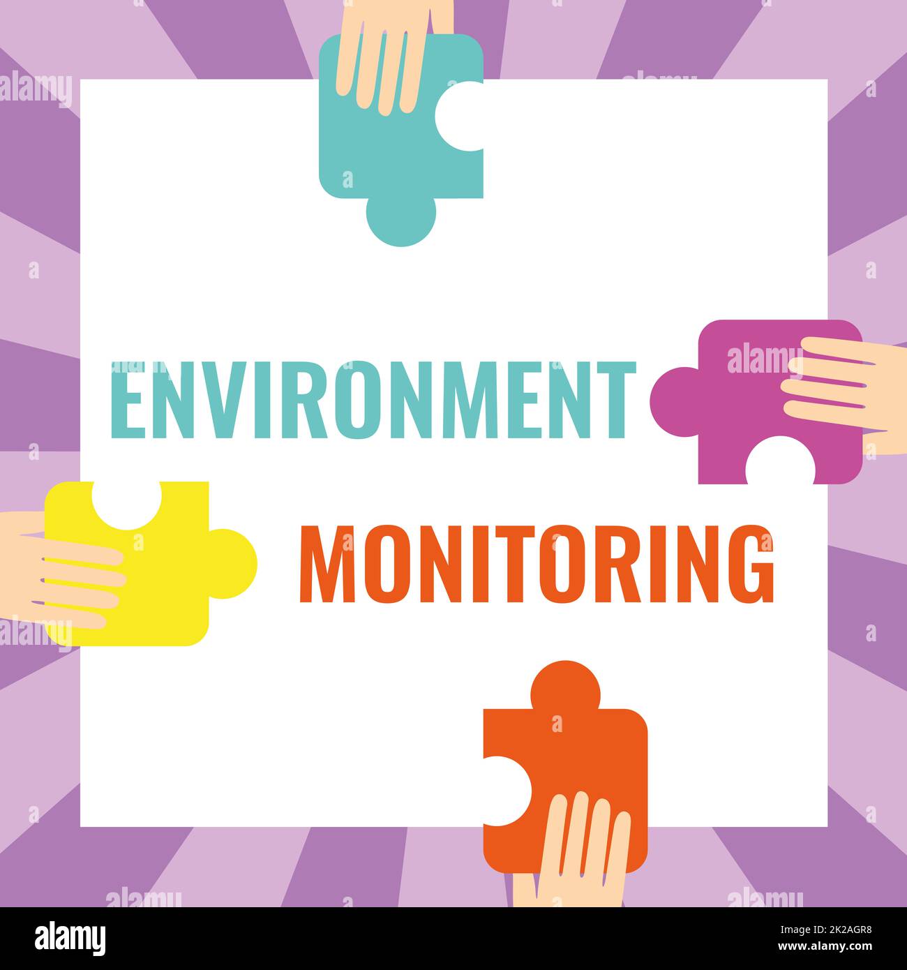 Hand writing sign Environment Monitoring, Word for basis of production ...